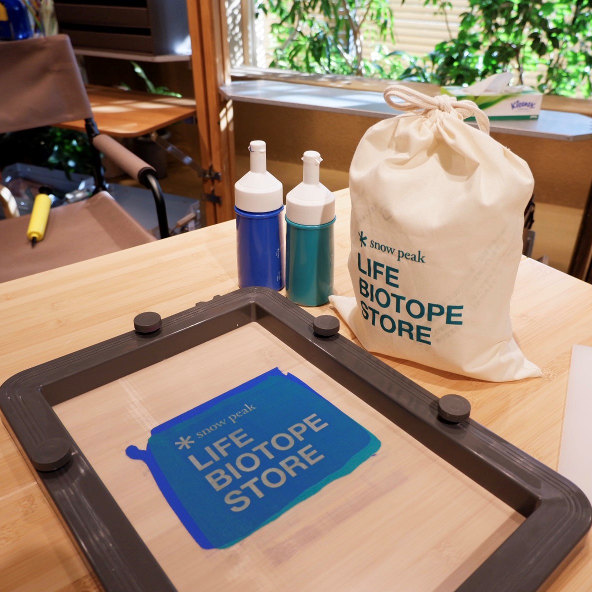 OPEN1周年記念 シルクスクリーン体験イベント｜Snow Peak LIFE BIOTOPE STORE | イベント | 二子玉川 蔦屋 ...