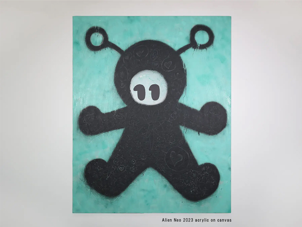 【ARTIST NEWS】福岡を拠点に活動するイラストレーターSIMONの新作展「ALIEN NEO」を開催。エイリアンをモチーフに固定観念に ...